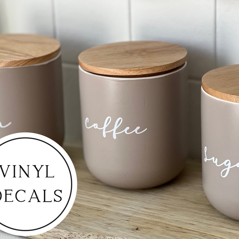 Canister Decal - Etsy