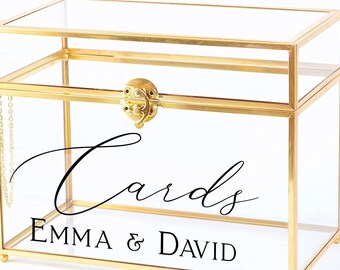 VINYL DECAL for Wedding Card Box, Custom Vinyl Decal, Custom Vinyl ...