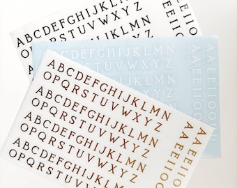 Vinyl Adhesive Letters - Etsy