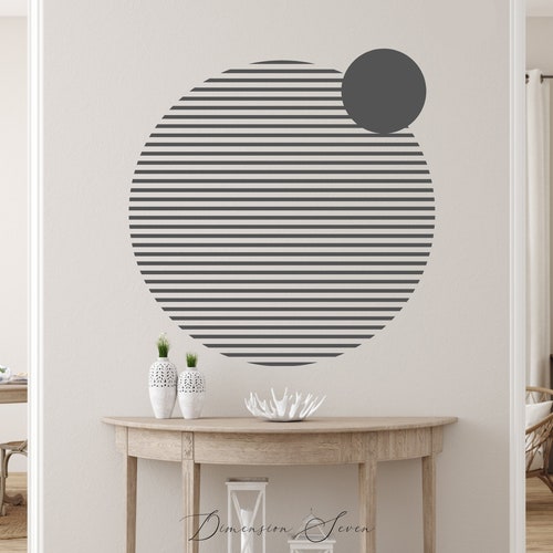 Large Circle Wall Sticker - Etsy
