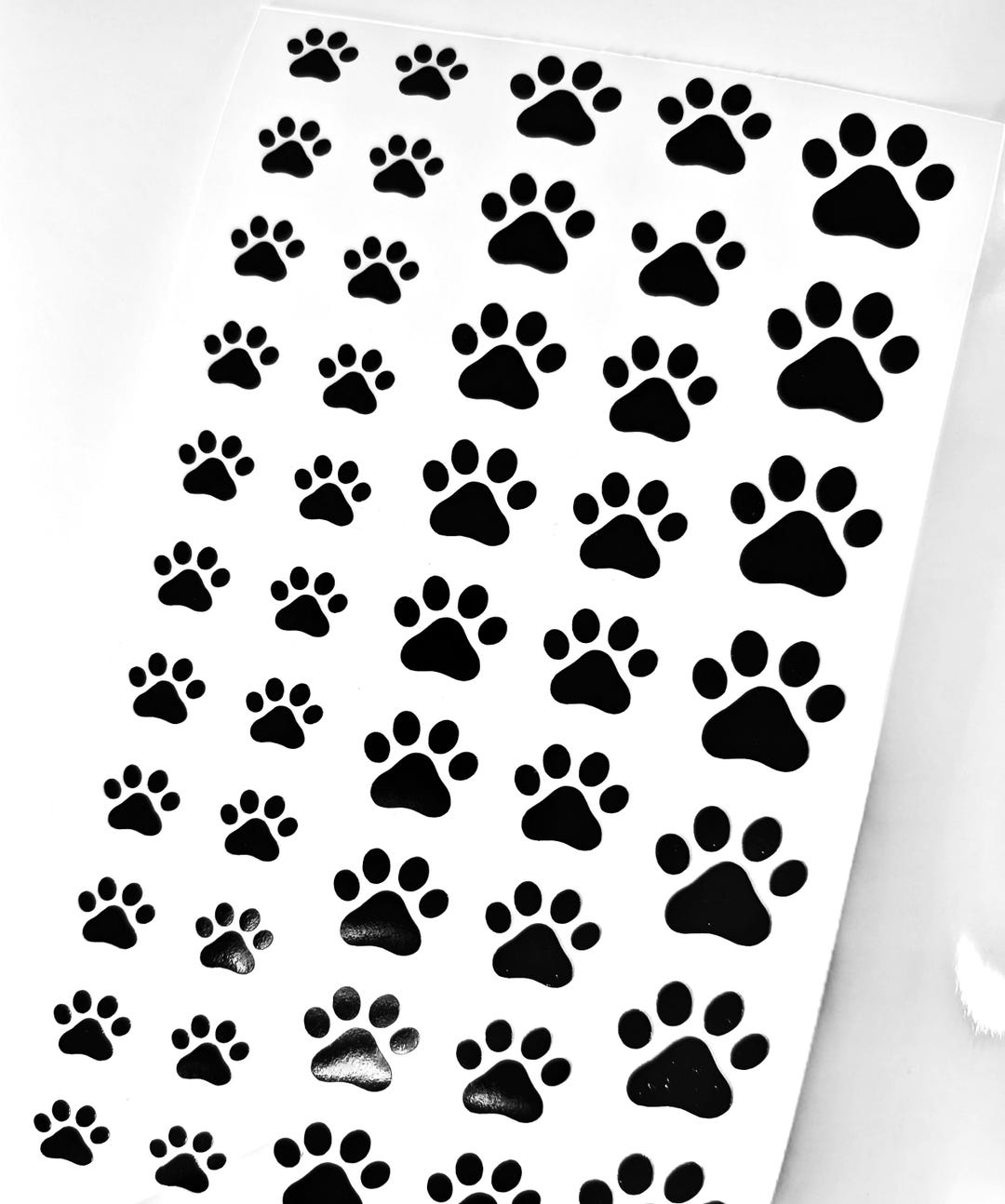 Paw Print Decals Multipack, Permanent Waterproof Vinyl Sticker Set ...