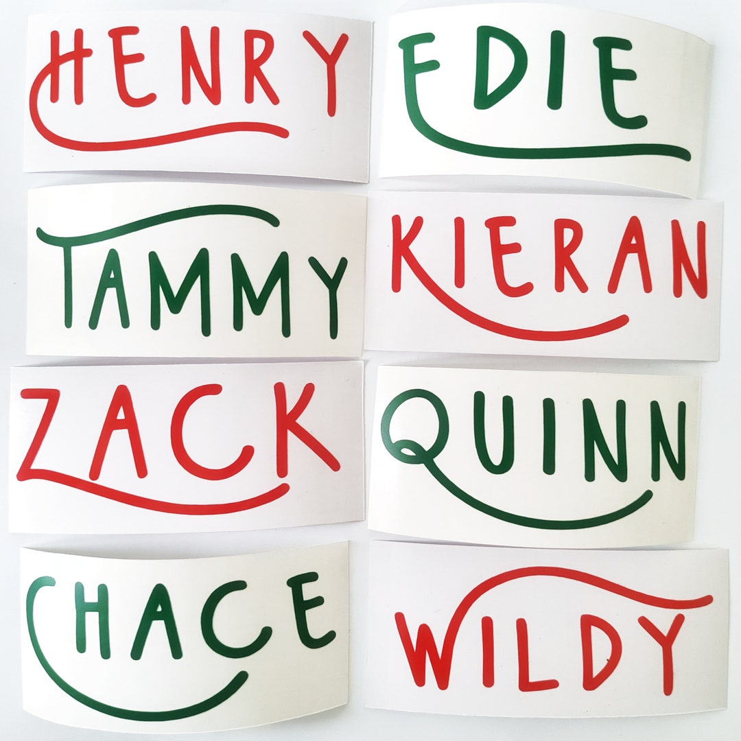 Kids Name Decals for Toy Boxes and More, High Quality Personalised ...