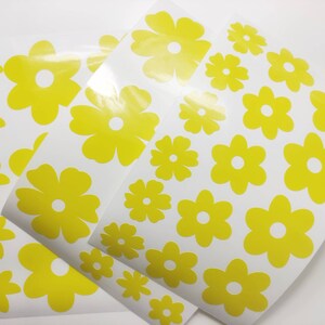 50 Re-usable Flower Window Stickers With Flowers and Hearts, Shop ...