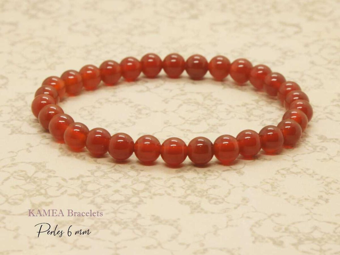 Cornaline Natural Stone 6mm - Etsy