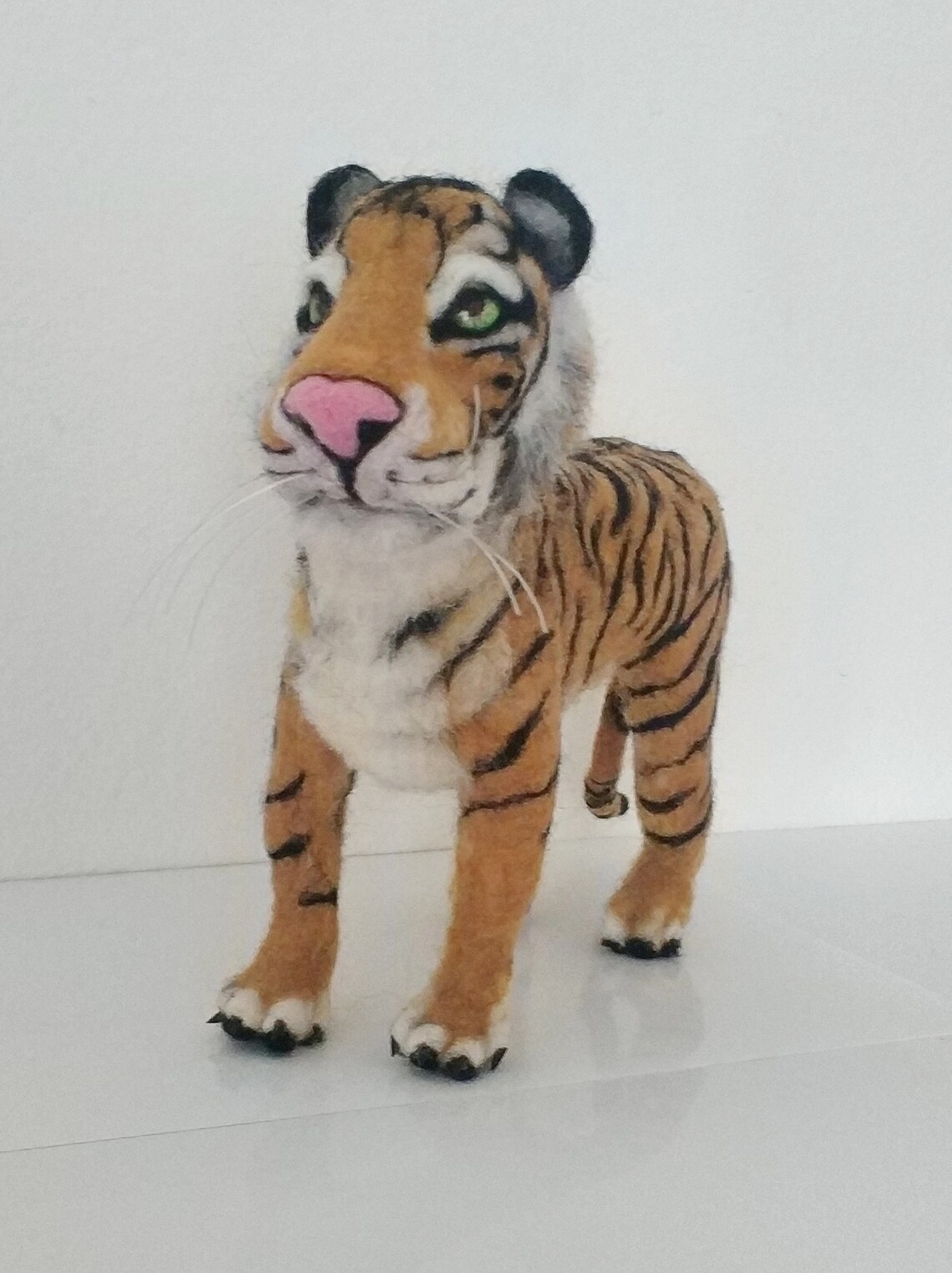 Tiger Felting Custom Toy Realistic Tiger Sculpture Wool Needle Toy ...