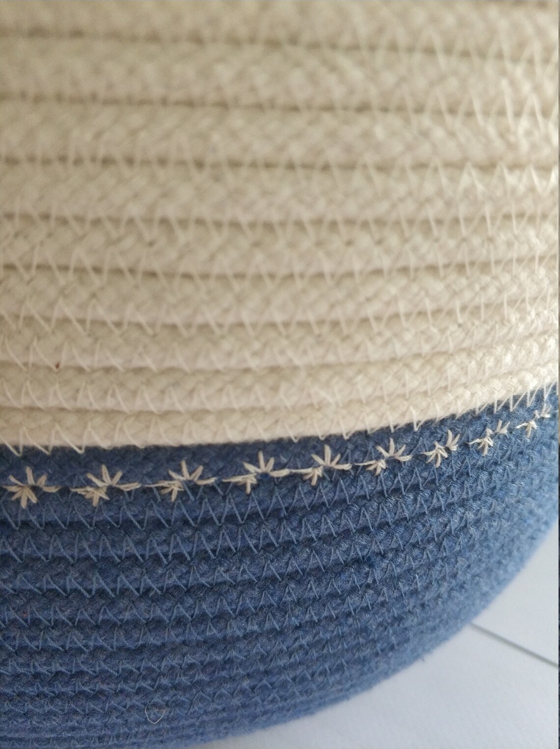 Rope Basket Cotton Cord Basket Storage Bowls Cotton Cord Bowls Decor in ...