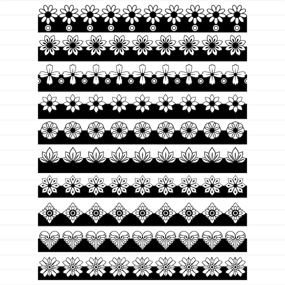 Decorative Borders SVG/PNG/EPS | Etsy