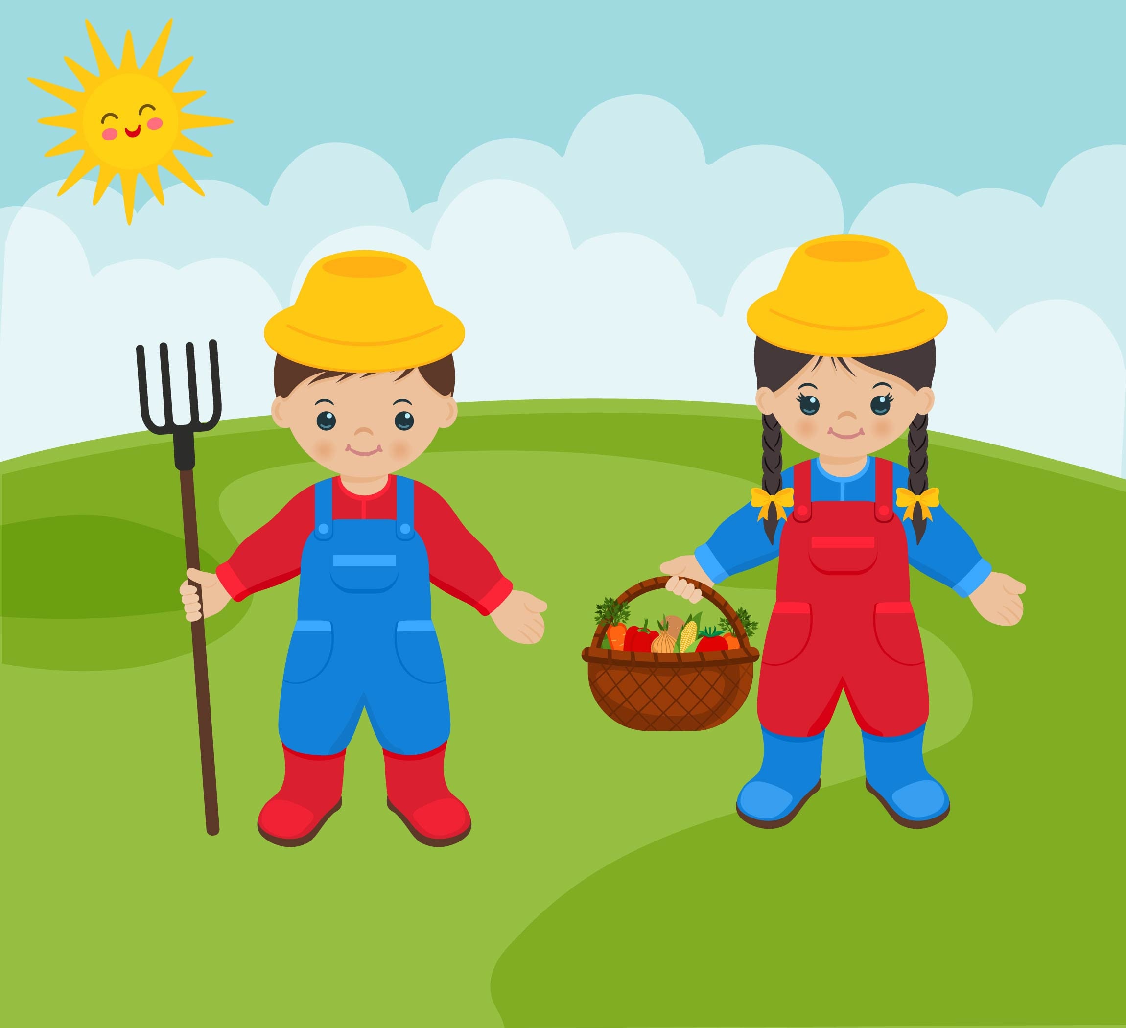 Female Farmer Clip Art