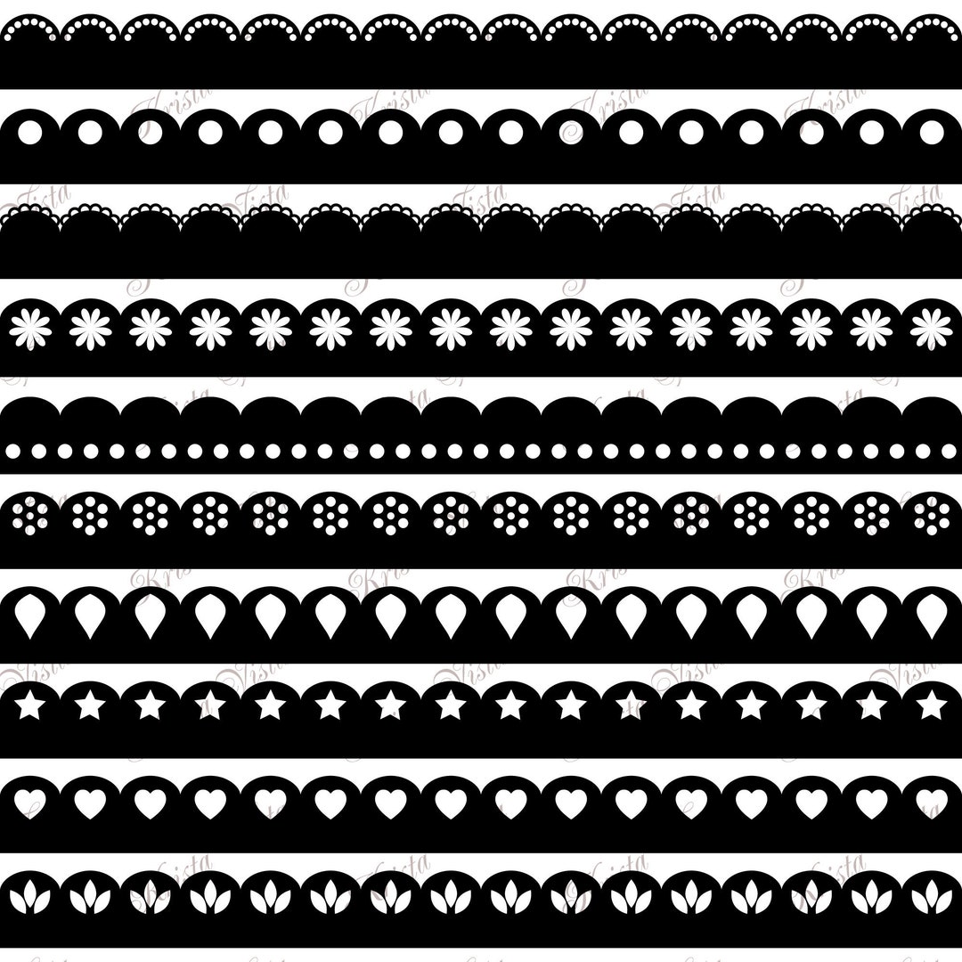 Borders Clipart, Borders SVG, Borders PNG, Decorative Border - Etsy
