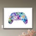 Game Controller Joystick Wall Art Watercolor Print - Etsy