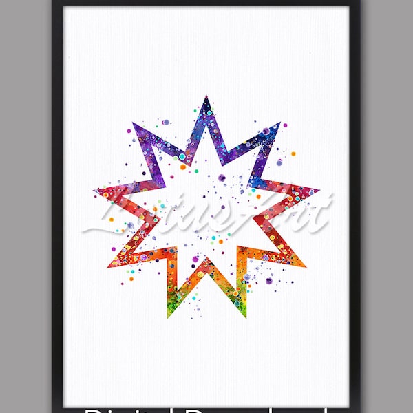 Baha'i Print - Etsy