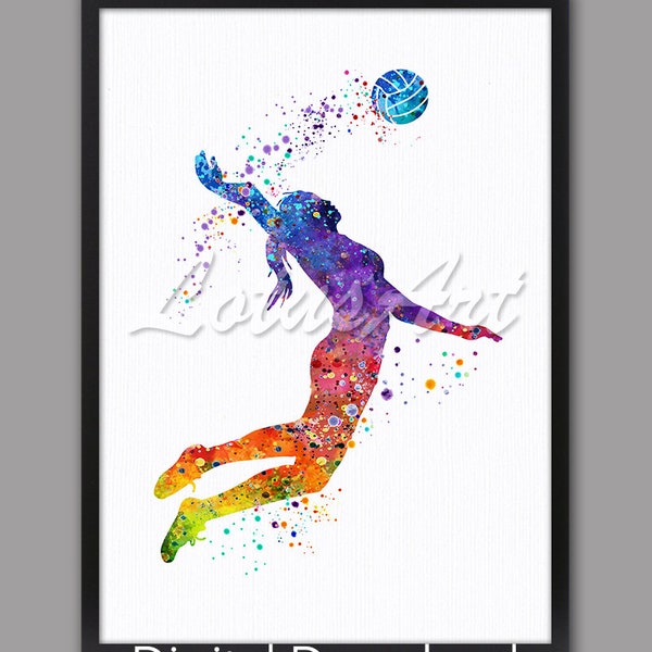 Volleyball Wall Art - Etsy