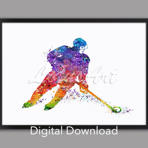 Ringette Player Poster - Etsy
