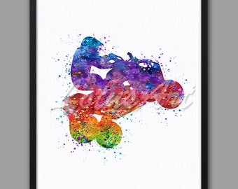 Quad Poster Painting - Etsy