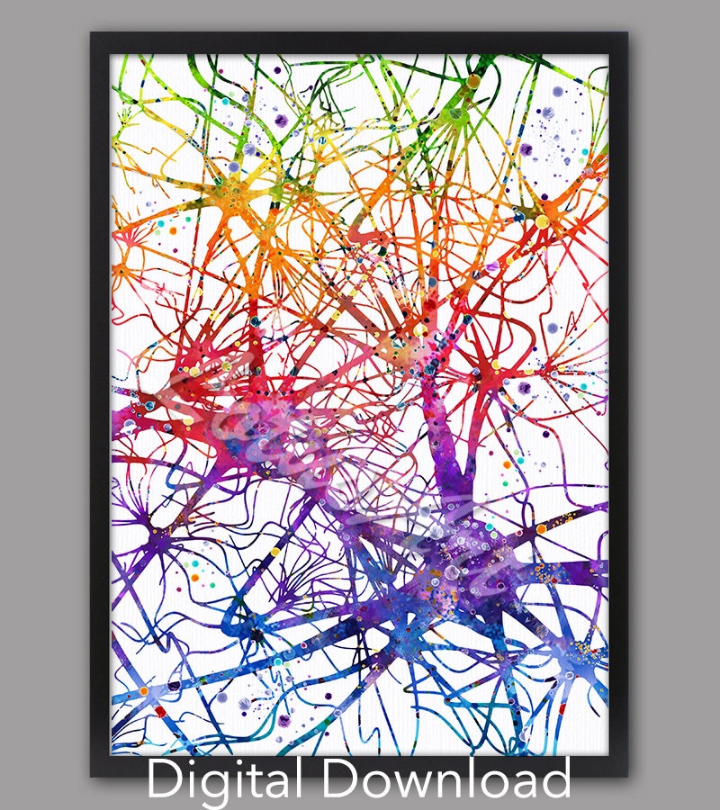 Brain Neuron Art