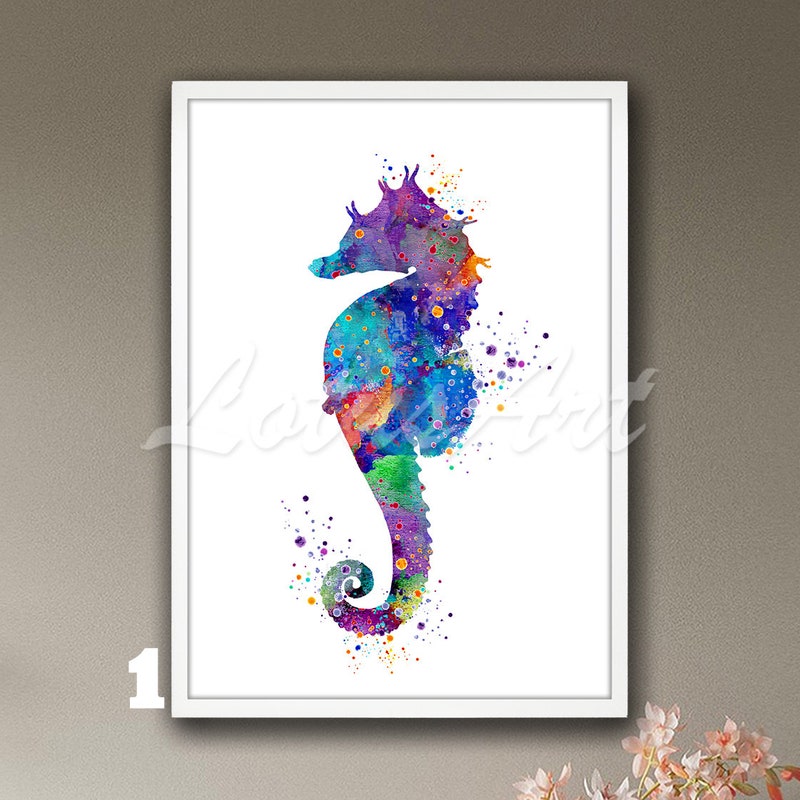 Seahorse Posters - Etsy