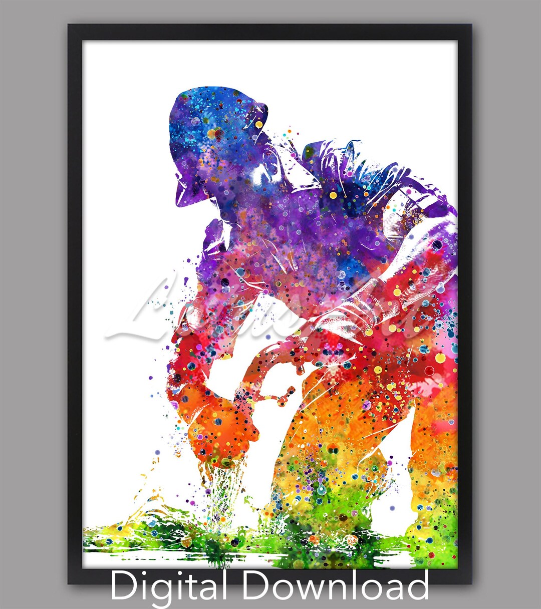 Plumber Watercolor Art Digital Download: Plumbing Trade Poster - Etsy