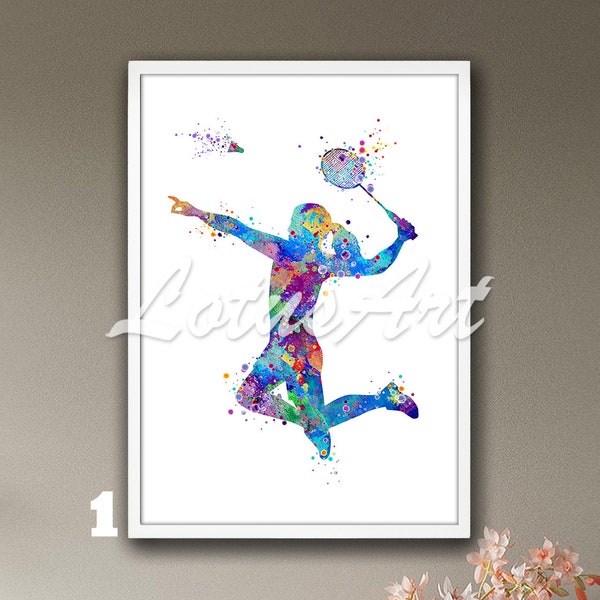 Badminton Wall Decor - Etsy