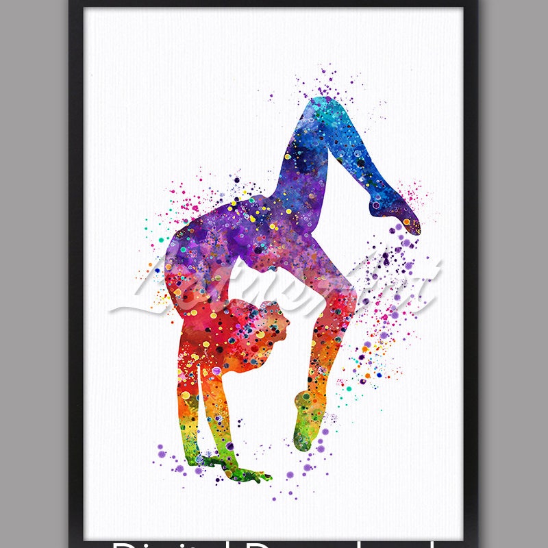 Gymnastics Wall Art - Etsy
