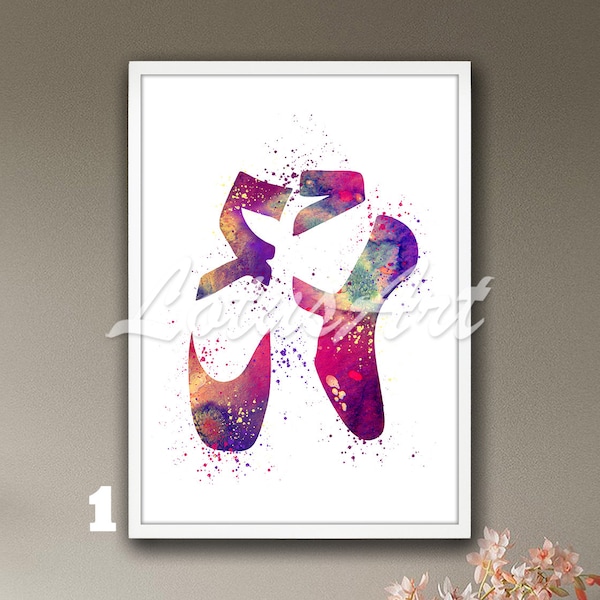 Pointe Shoe Art - Etsy