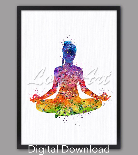 Yoga Poses Paintings