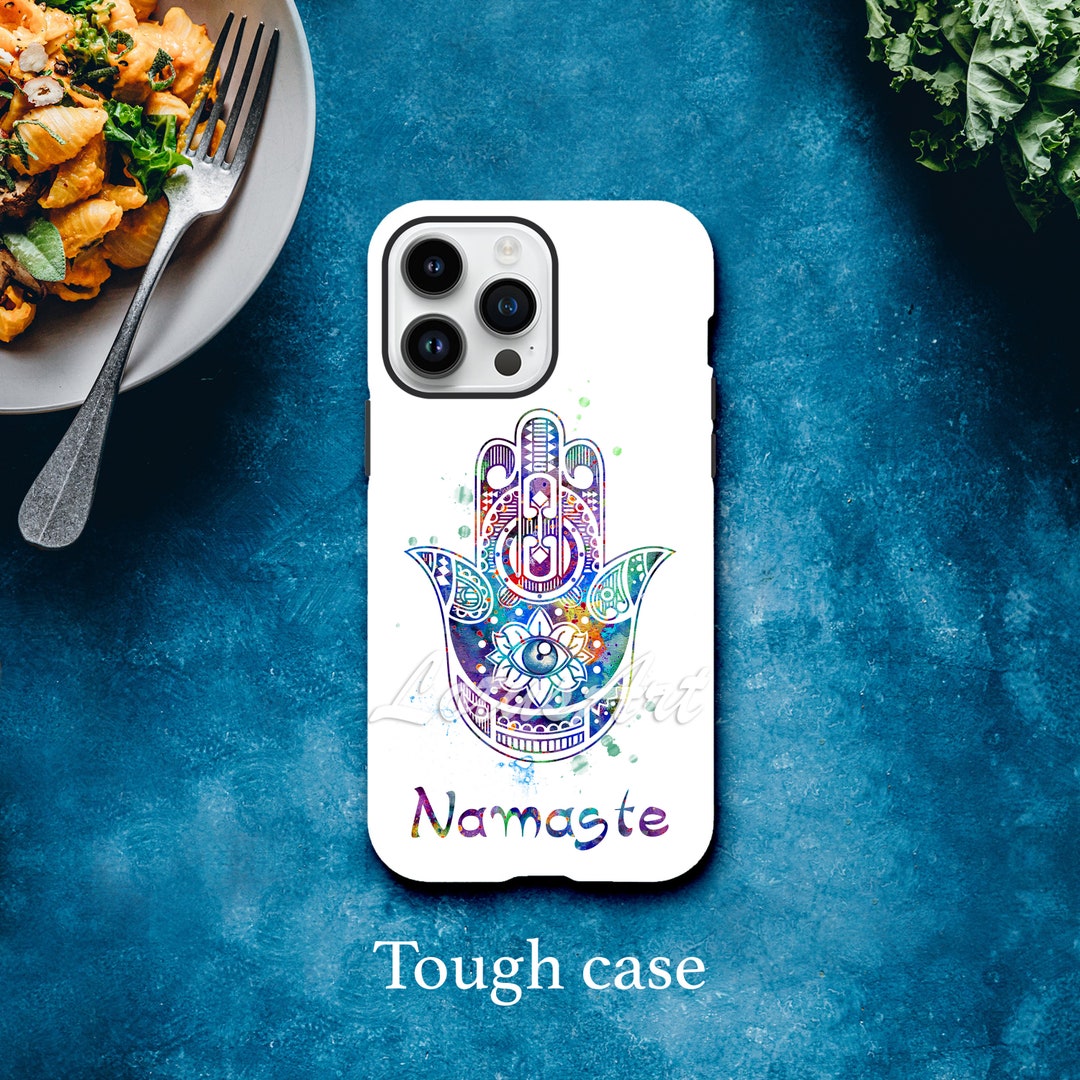 Hamsa Hand iPhone Case: Namaste Zen Yoga Gift - Etsy UK