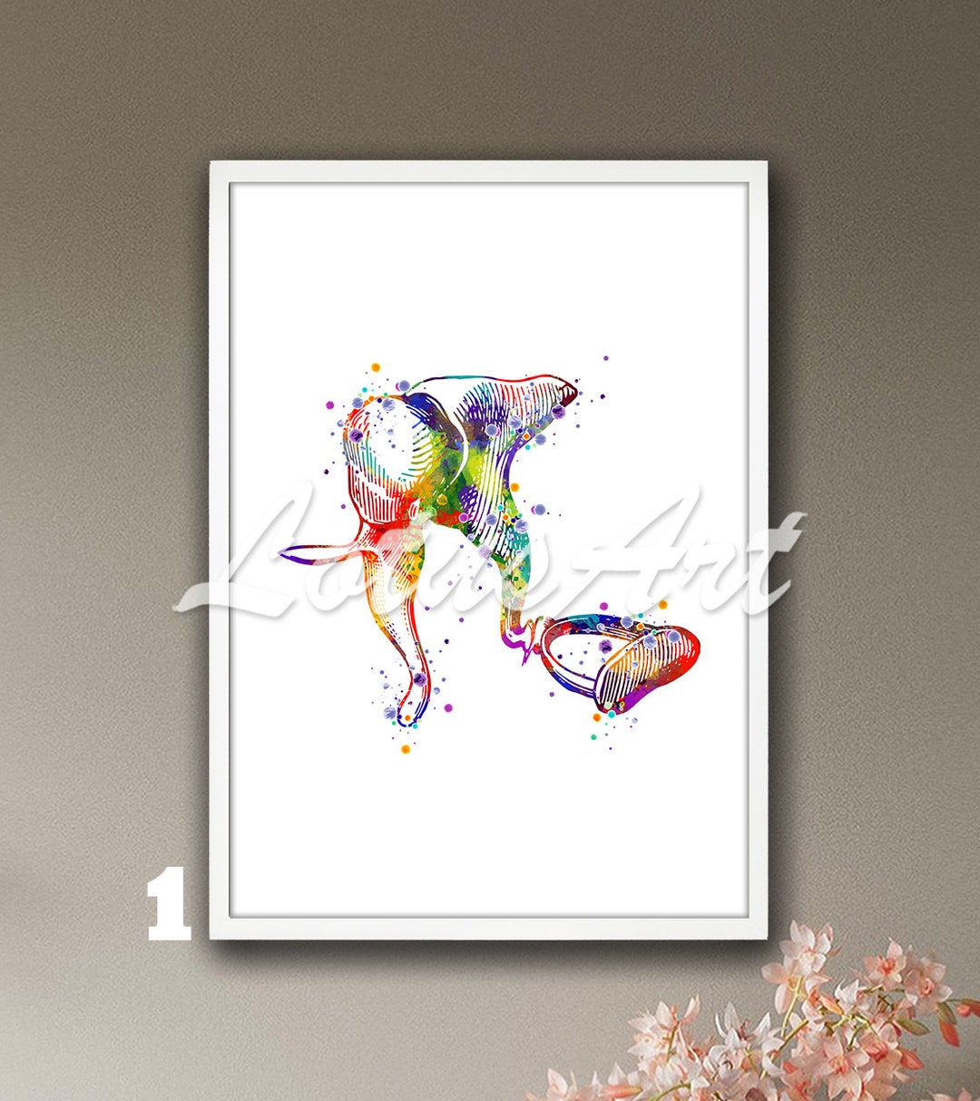 Ossicle Ear Anatomy Art Watercolor Framed Poster Vestibular System ...