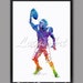 DIGITAL DOWNLOAD Runner Muscles Wall Art Watercolor Print Chiropractor ...