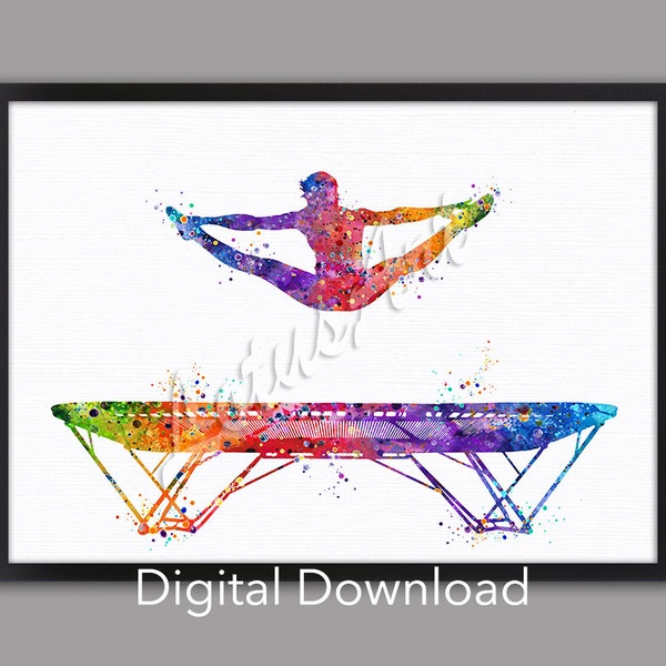 Trampoline Poster - Etsy