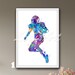 DIGITAL DOWNLOAD Runner Muscles Wall Art Watercolor Print Chiropractor ...