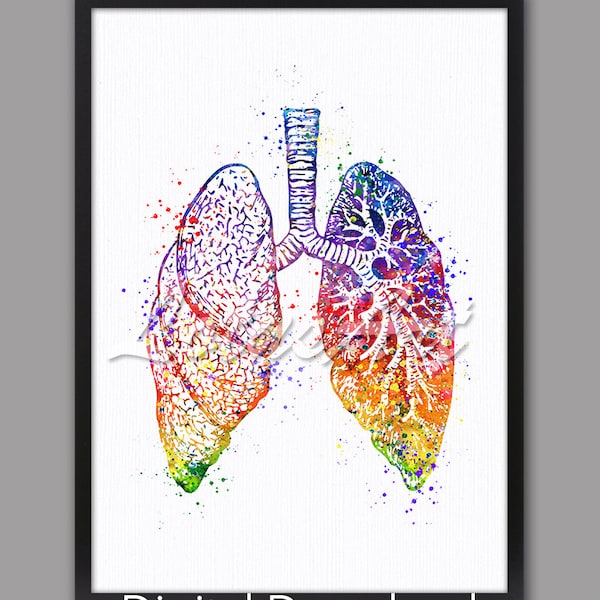 Lungs Art - Etsy