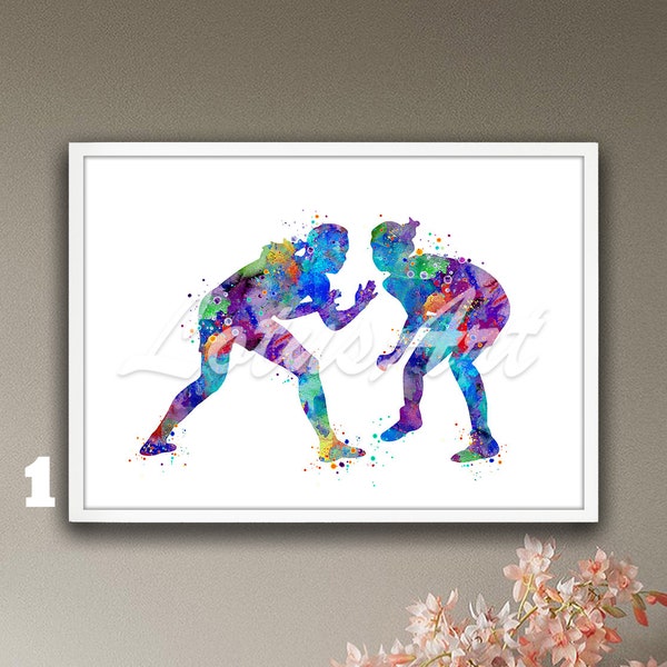 Women Wrestling Art - Etsy