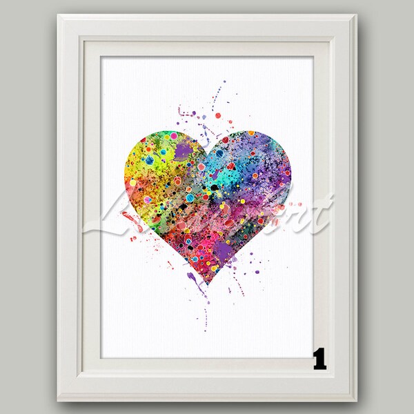 Love Heart Painting - Etsy