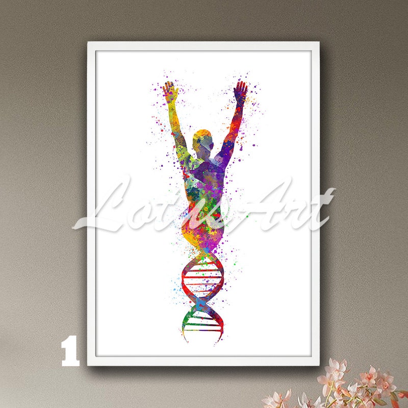 Dna Painting - Etsy