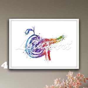 Pancreas Anatomy Wall Art Decor Digestive System Organs Watercolor ...