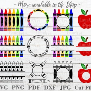 Back to School Clipart Set SVG Supplies Office Stationery | Etsy