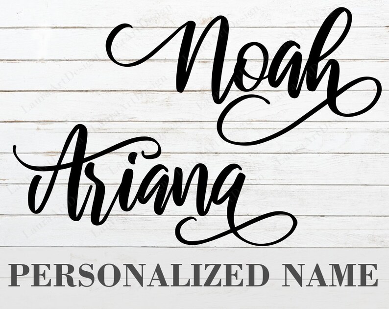 Personalized Name Custom Order Typography Monogram Nursery - Etsy