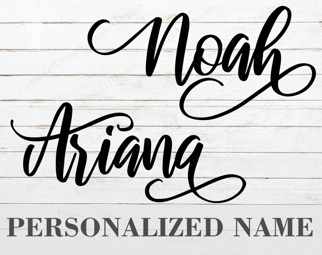 Personalized Name Custom Order Typography Monogram Nursery | Etsy