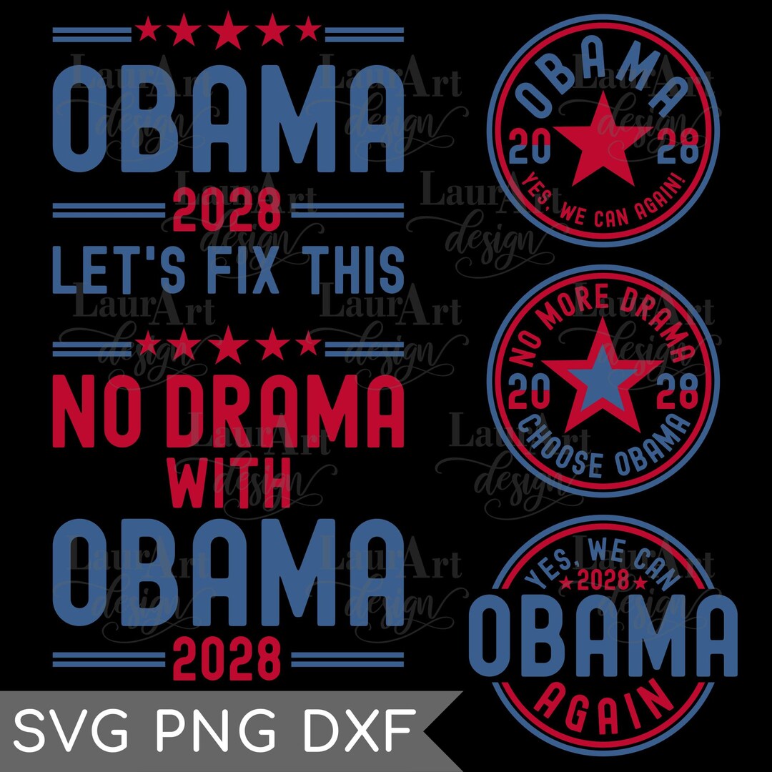 Obama 2028 SVG - We Can Again - Presidential Elections 2028 USA - Vote ...