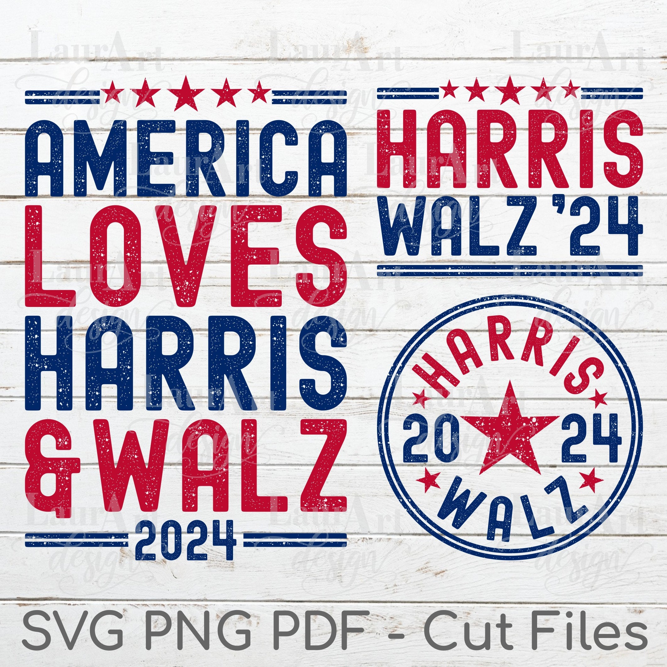Harris Walz 2024 SVG Kamala Harris Tim Walz T-shirt PNG Grunge Text ...