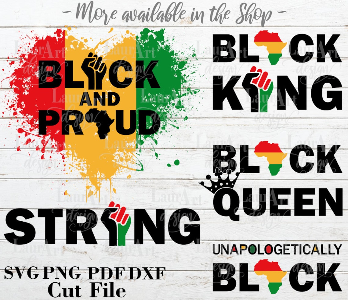 Black Love SVG Valentine's Day Black History Month Decal | Etsy