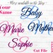 Personalized Name Custom Order Typography Monogram Nursery - Etsy