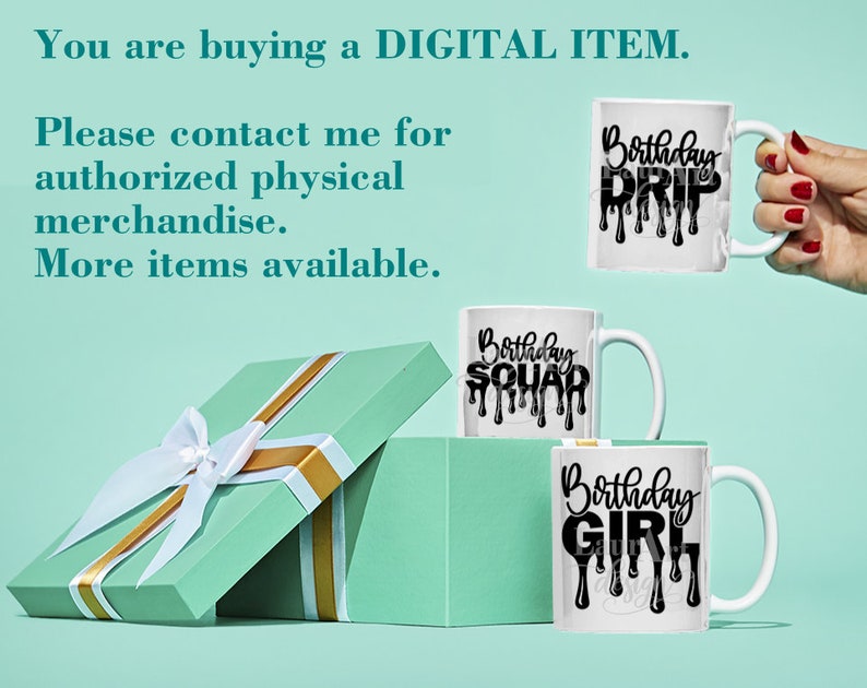 Birthday Drip Squad SVG Bundle Birthday Girl Queen Dripping - Etsy