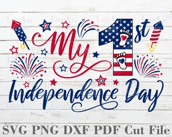 1st Independence Svg - Etsy