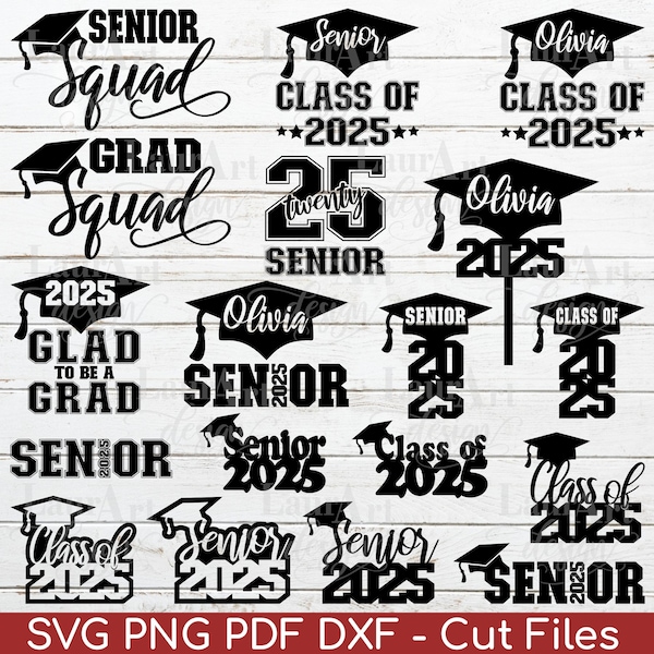 Graduation Class of 25 Svg - Etsy