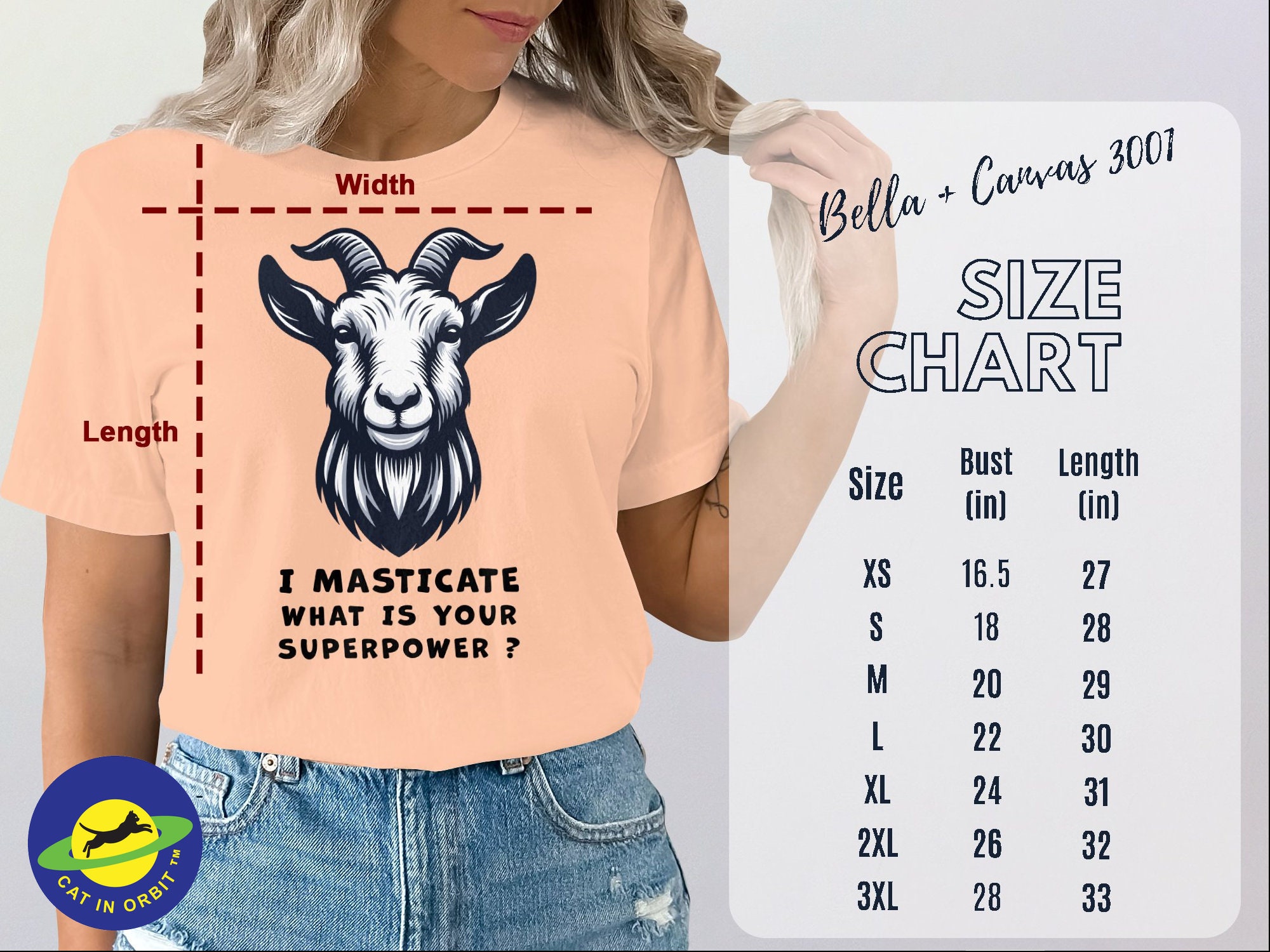Funny Goat T-shirt, I Masticate What is Your Superpower Graphic Tee ...