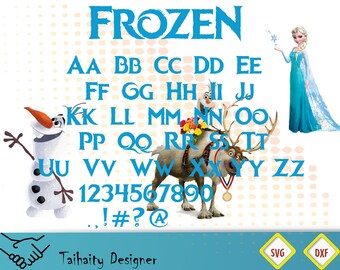 Frozen letters | Etsy