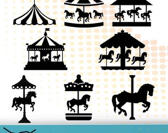 Carousel svg | Etsy