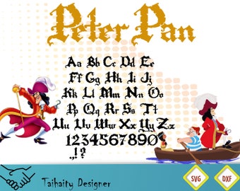 Peter pan silhouette | Etsy