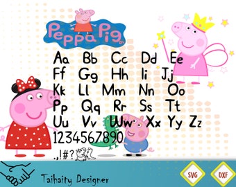 Peppa pig printable | Etsy